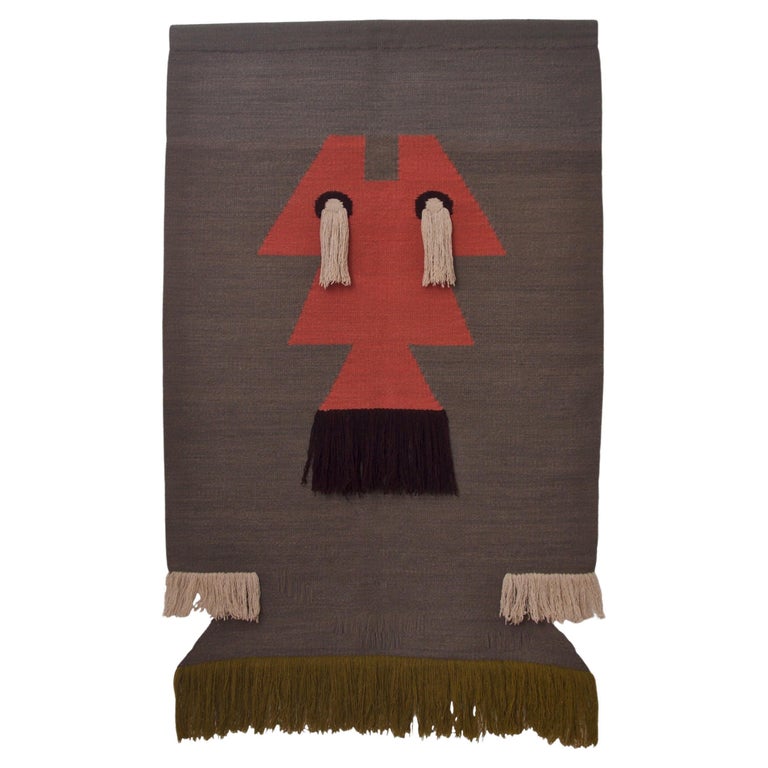 Handwoven Desert Wool Wall Tapestry by Noda Designs For Sale at 1stDibs