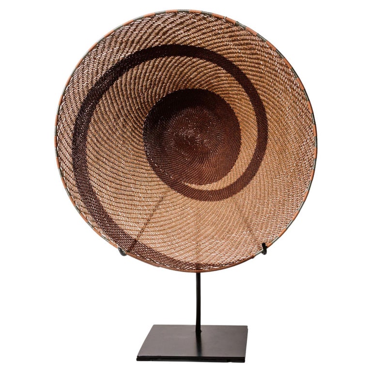 Handwoven Telephone Wire Accent, Chamoisee For Sale at 1stDibs