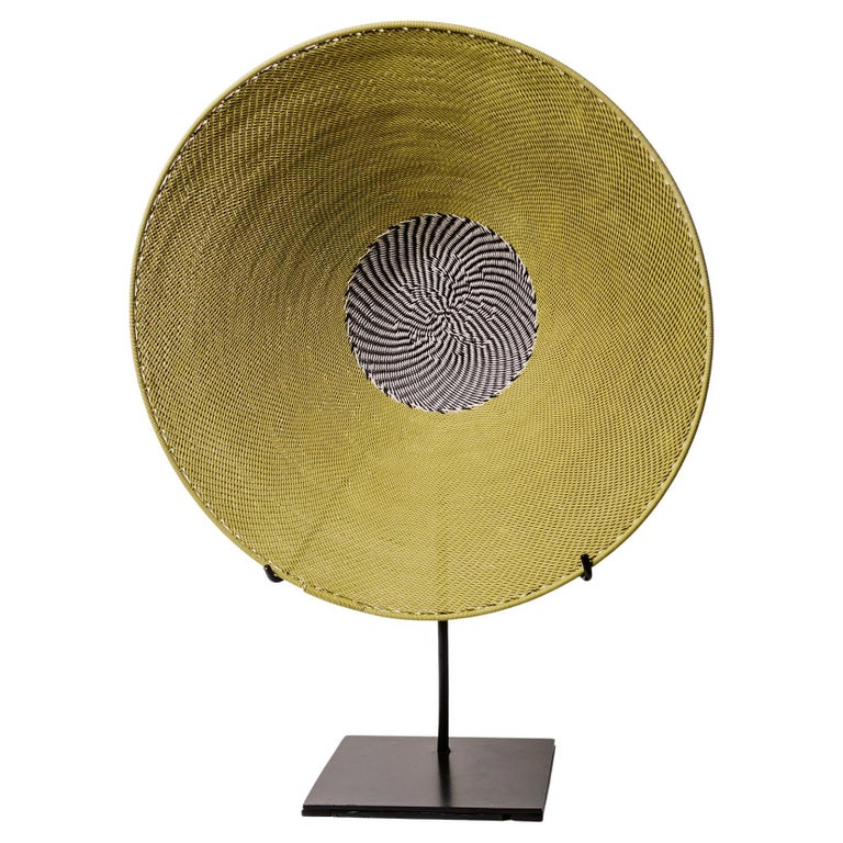 Handwoven Telephone Wire Accent, Olivine For Sale at 1stDibs
