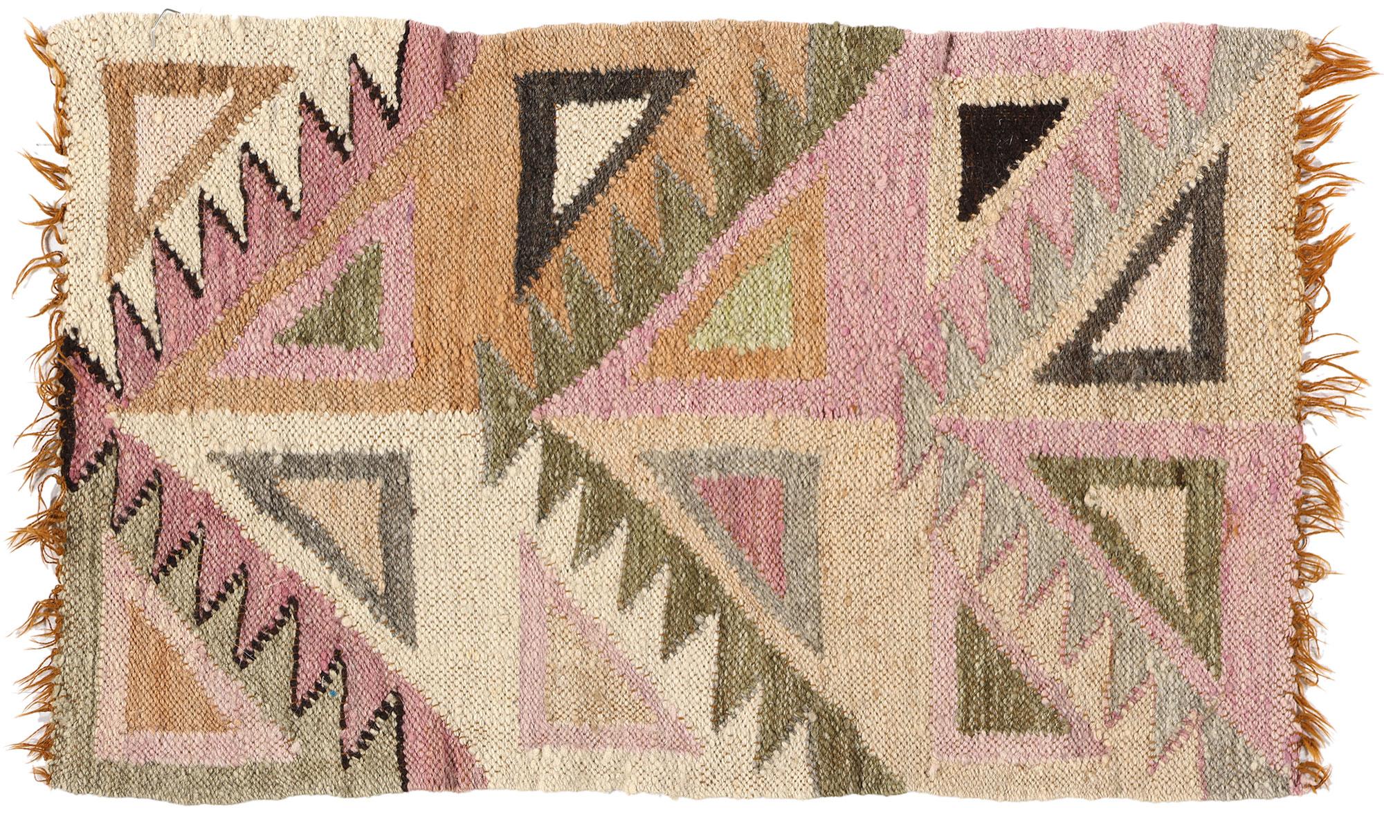 Handwoven Vintage Afghan Kilim Rug For Sale at 1stDibs