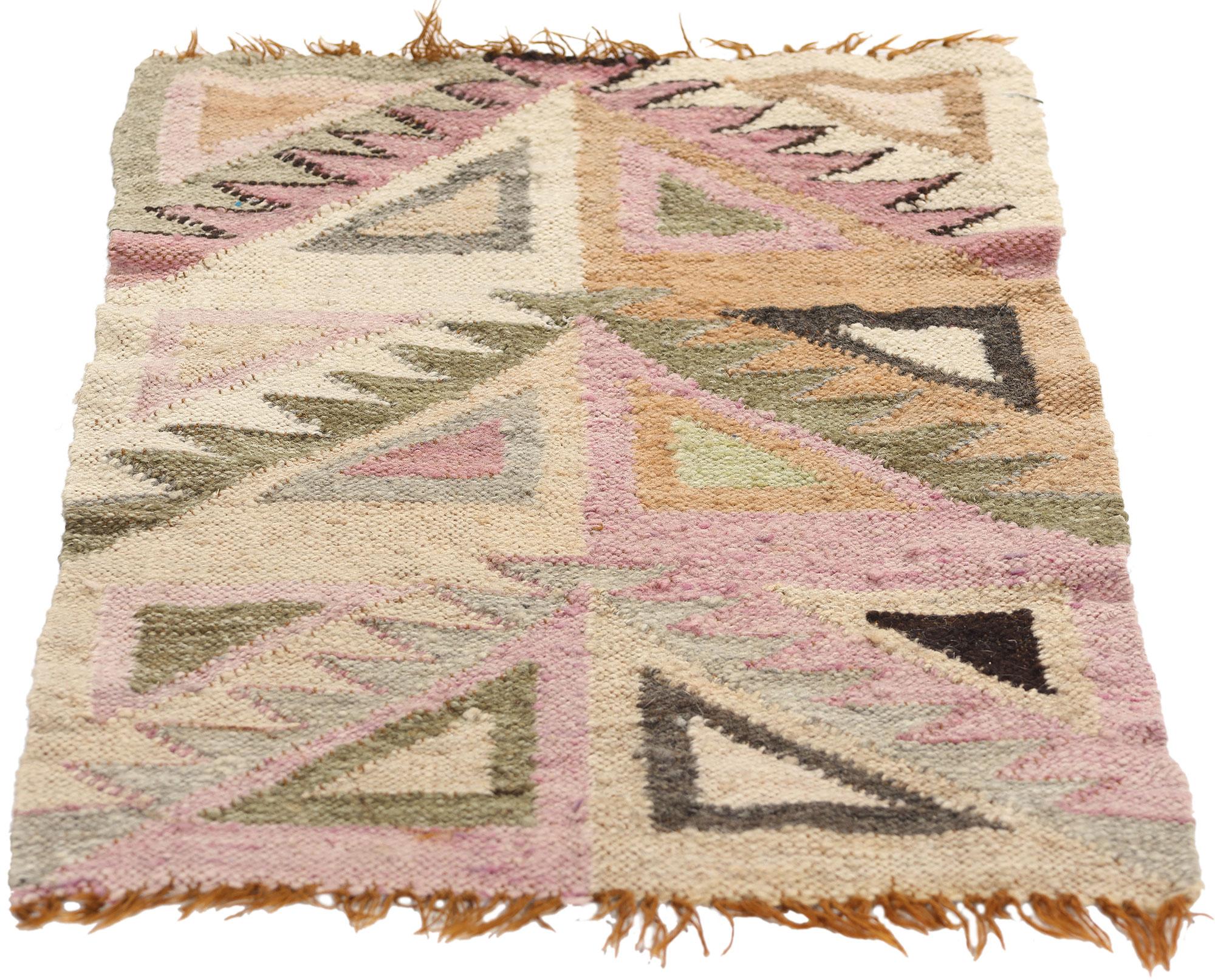 Handwoven Vintage Afghan Kilim Rug For Sale at 1stDibs