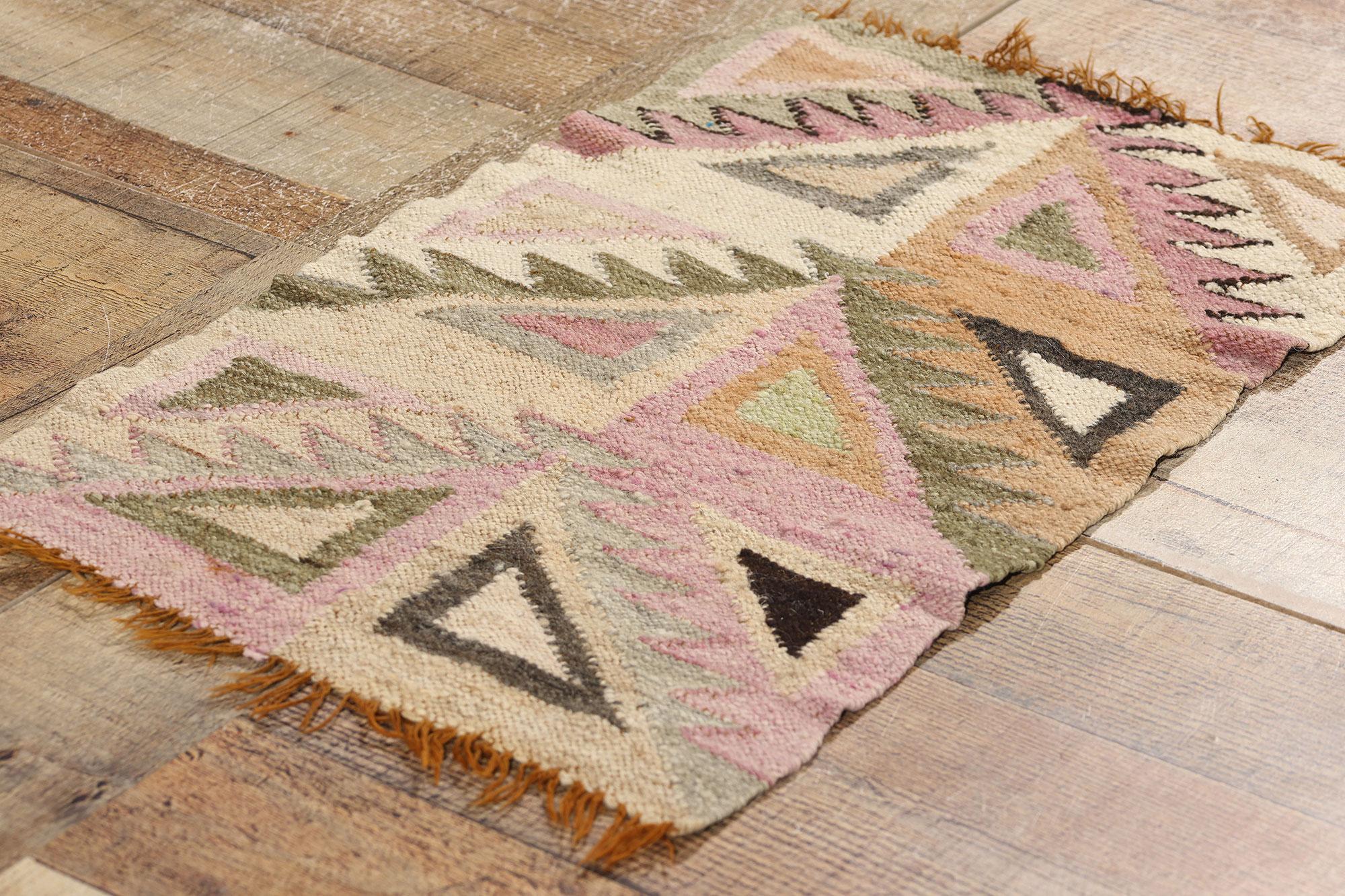 Handwoven Vintage Afghan Kilim Rug For Sale at 1stDibs