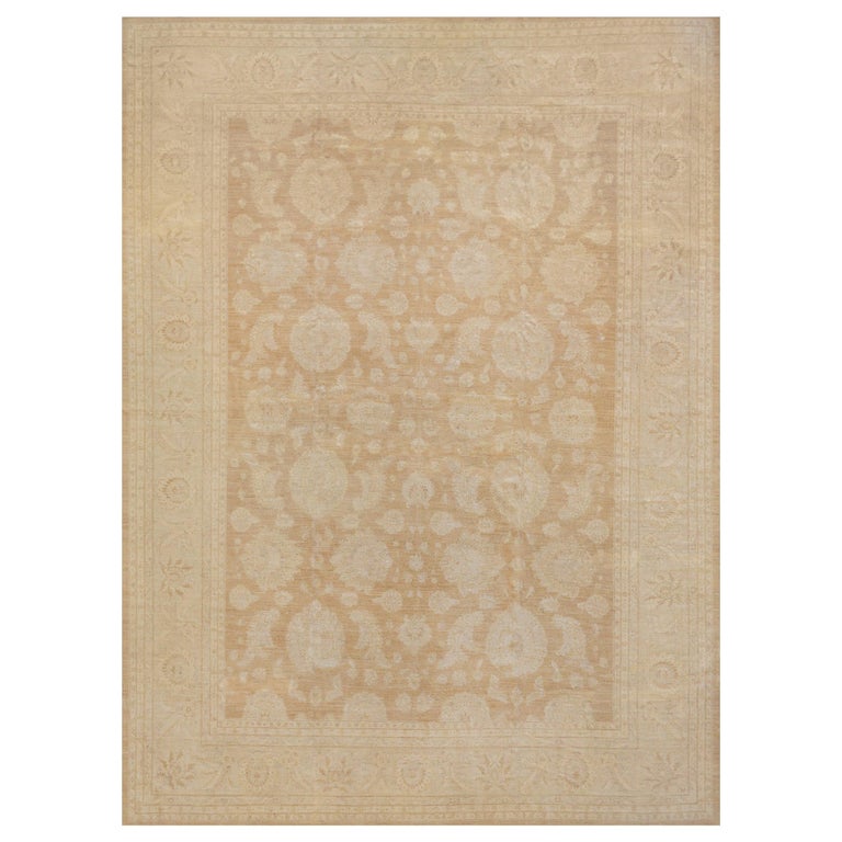 Handwoven Wool Tabriz Revival Rug For Sale at 1stDibs
