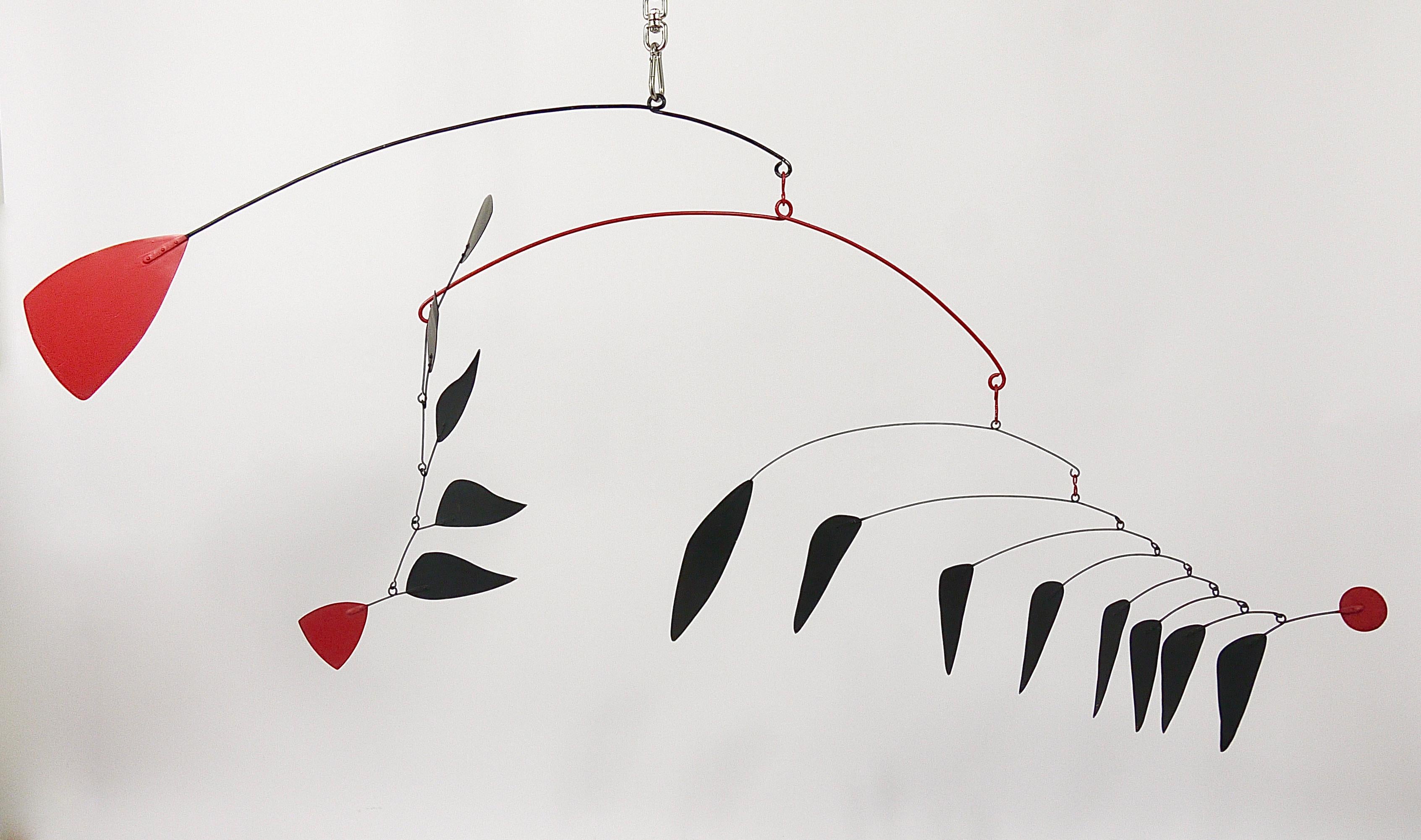 Hanging Kinetic Mobile Sculpture After Alexander Calder, 20th Century ...