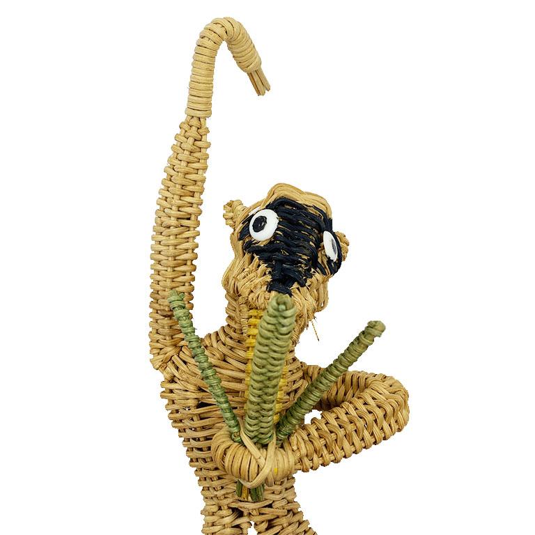 Hanging Wicker Monkey after Mario Lopez Torres For Sale at 1stDibs
