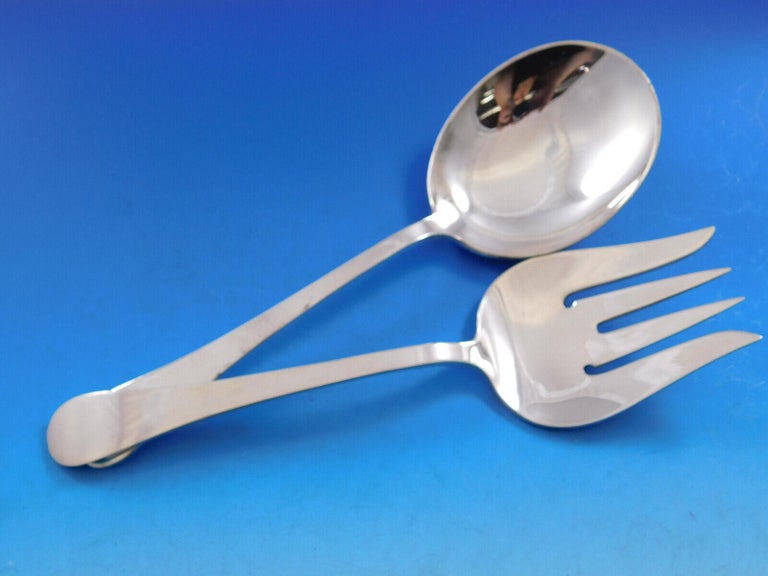 Hannah Hull by Tuttle Sterling Silver Flatware Set for 12 Service 115 ...