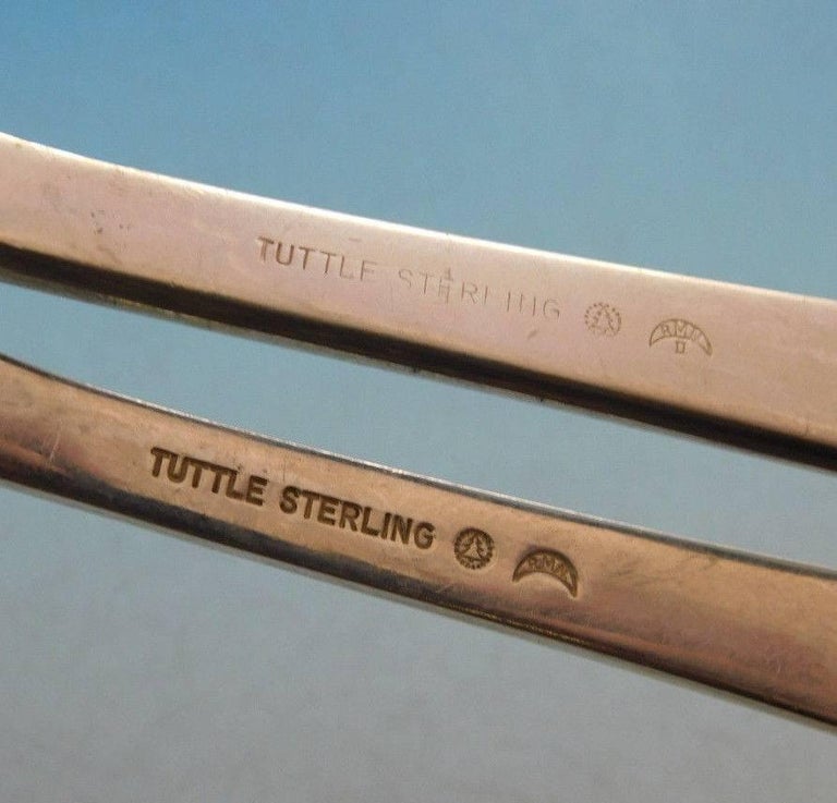 Hannah Hull by Tuttle Sterling Silver Flatware Set Service 50 Pieces ...