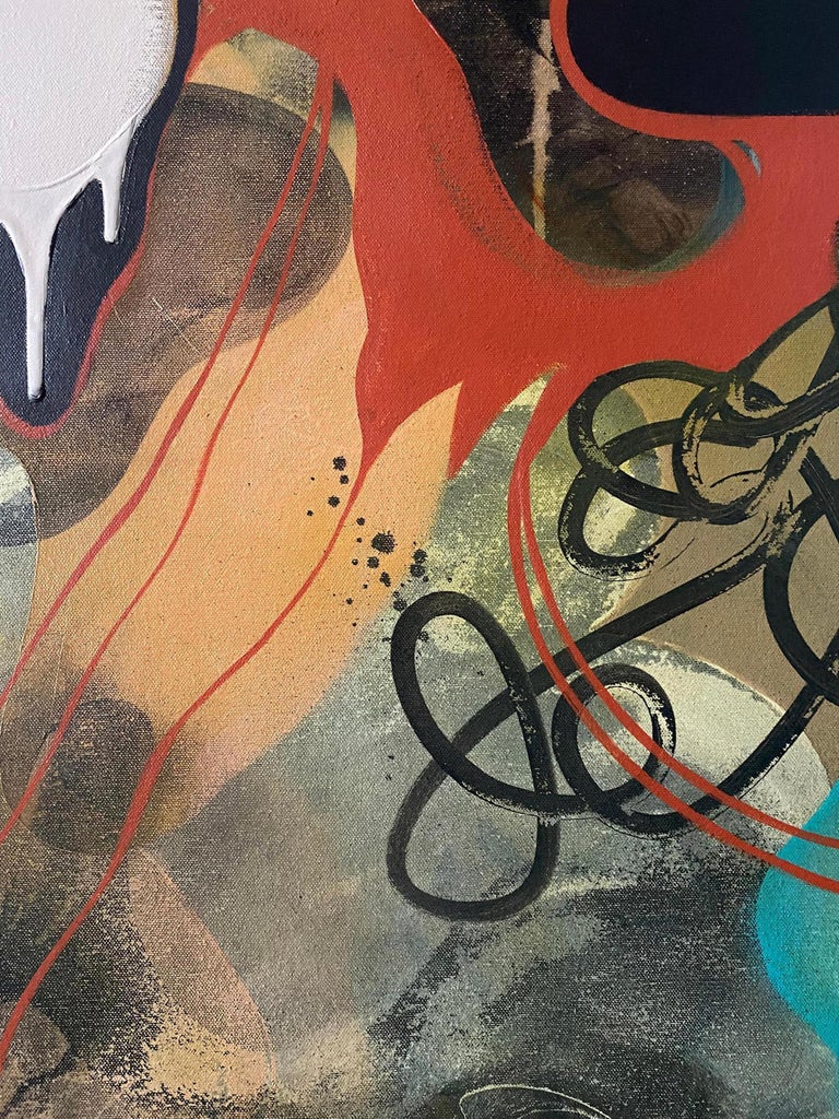 Hannah Thomas - SEASON OF THE WITCH #2 Abstract Bold Acrylic Painting ...