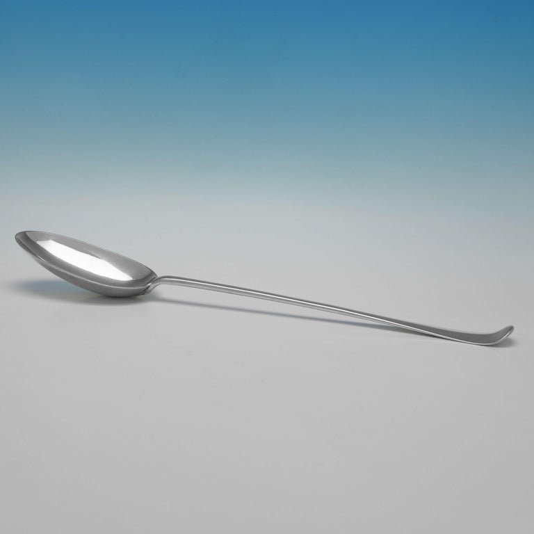 Hanovarian Pattern George II Period Antique Sterling Silver Serving ...