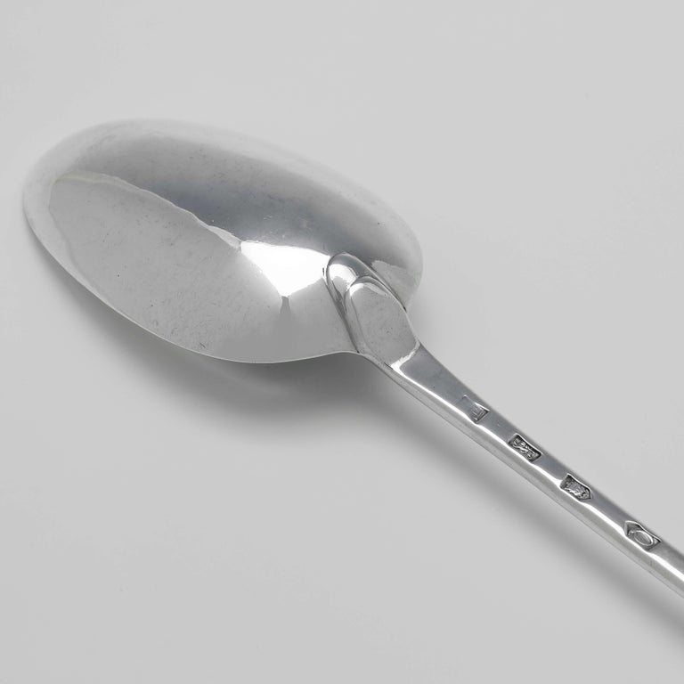 Hanovarian Pattern George II Period Antique Sterling Silver Serving ...