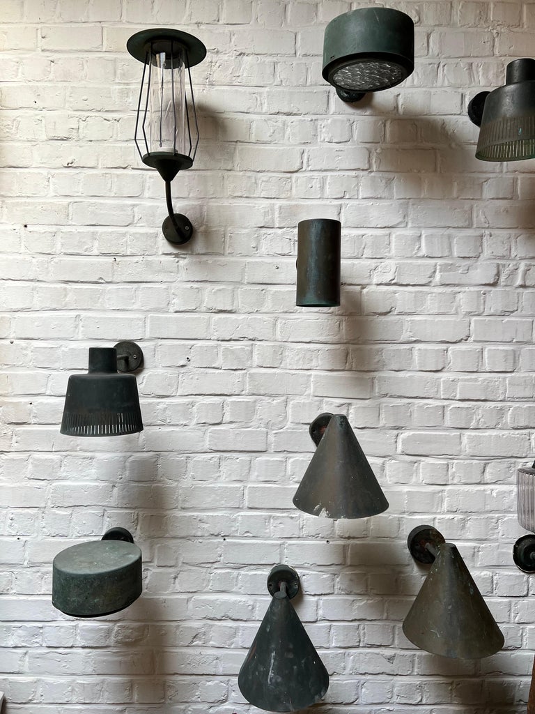 Hans Agne Jakobsson Classic Copper Wall Lamps, Inside or Outside ...