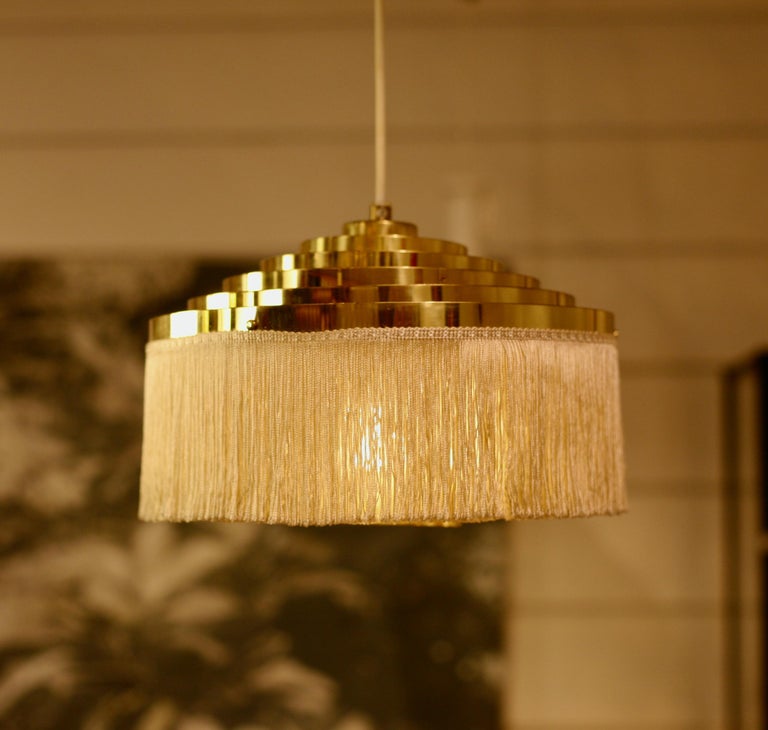Hans-Agne Jakobsson - Pendant fringe lamp For Sale at 1stDibs