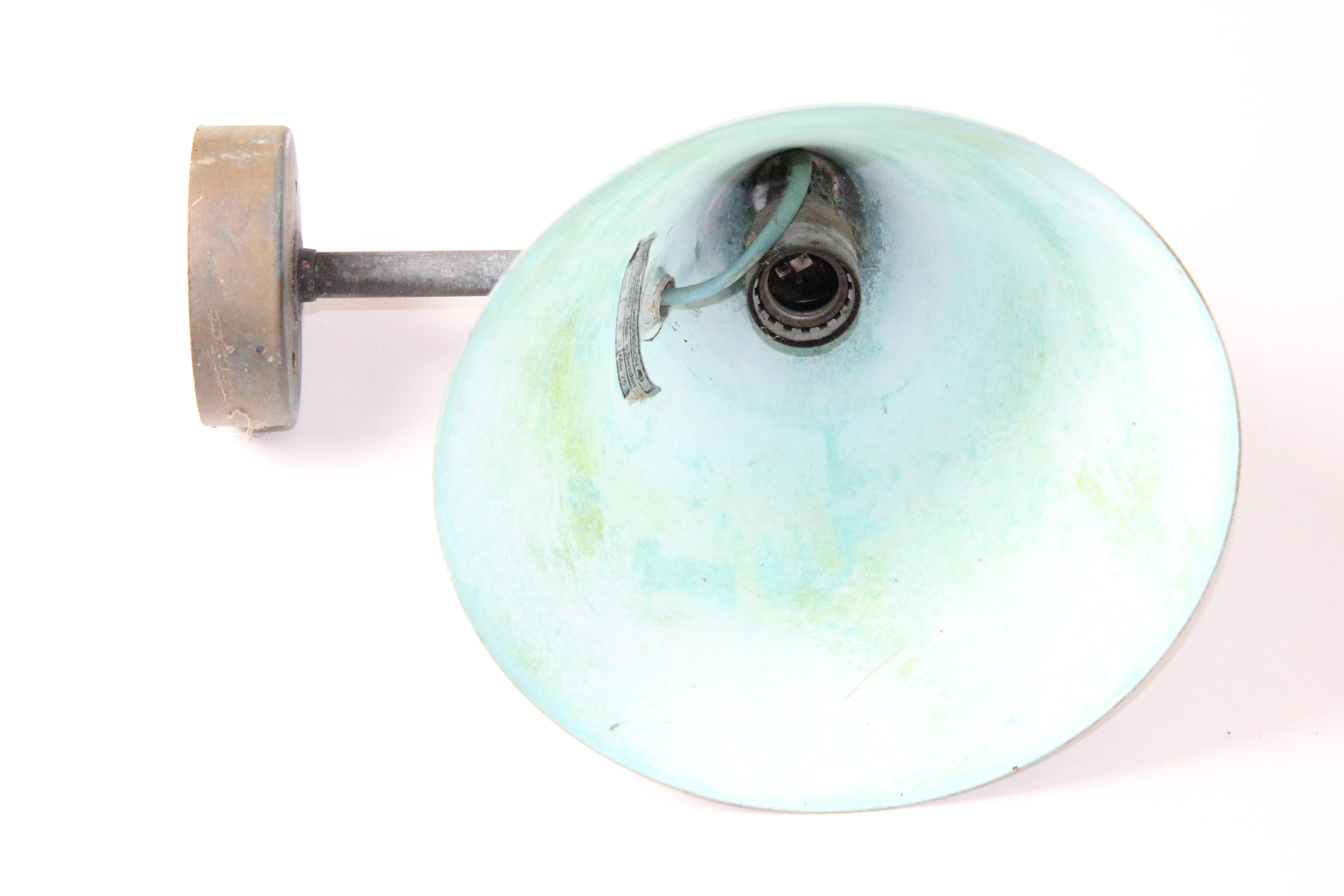 Hans-Agne Jakobsson "Tratten" Set of Ten 1960s Patinated Copper Wall ...