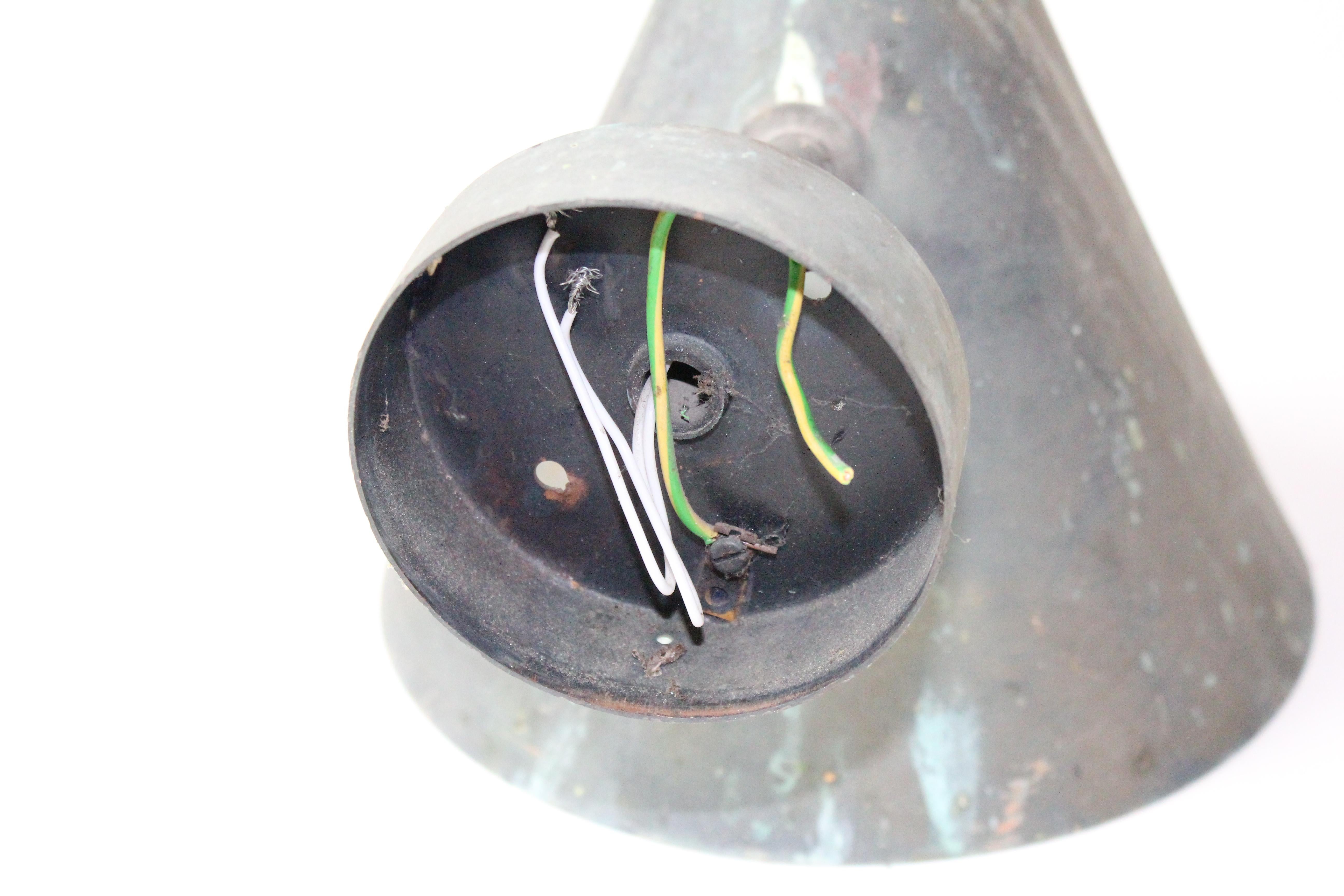 Hans-Agne Jakobsson "Tratten" Set of Ten 1960s Patinated Copper Wall ...