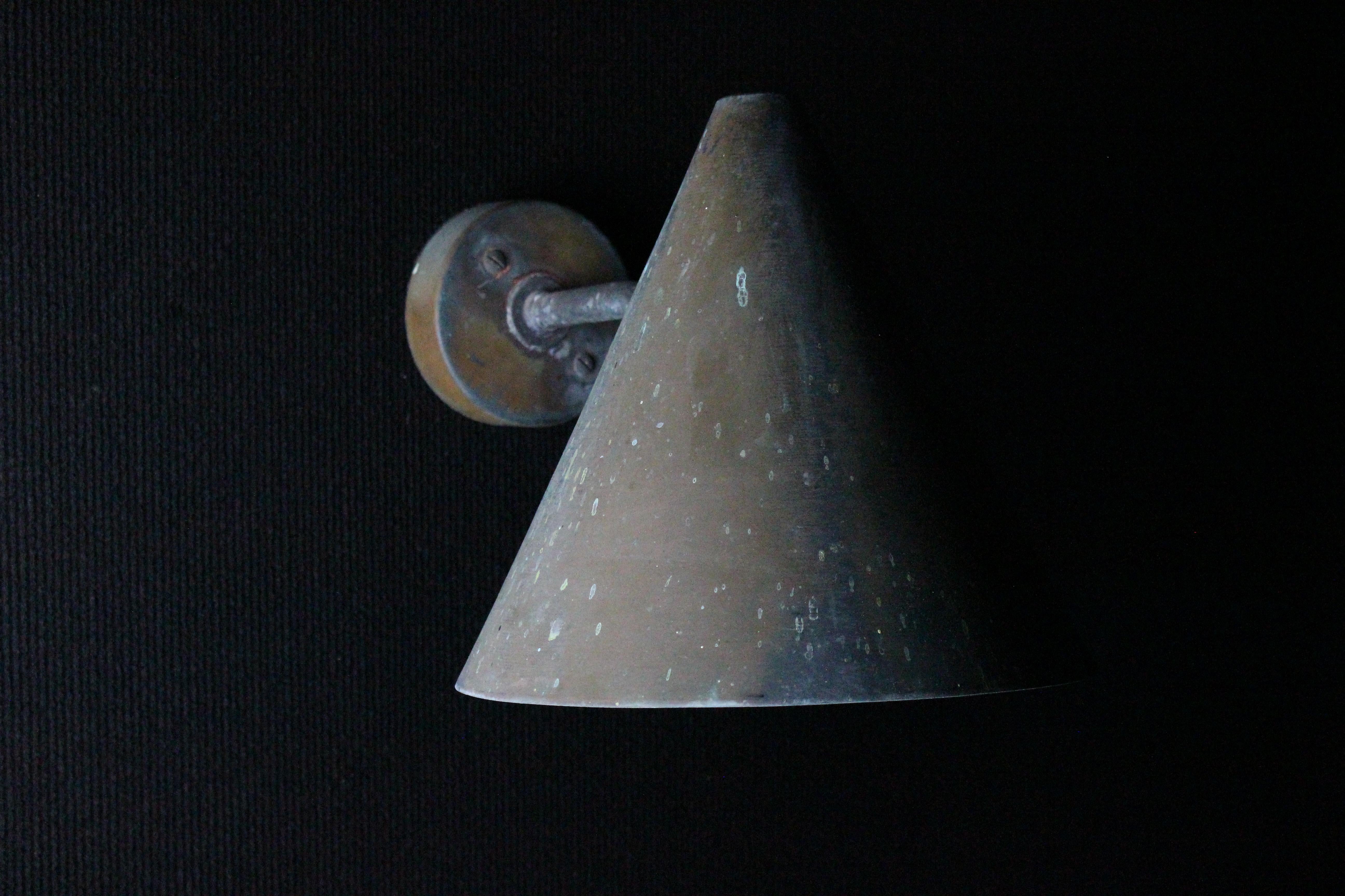 Hans-Agne Jakobsson "Tratten" Set of Ten 1960s Patinated Copper Wall ...