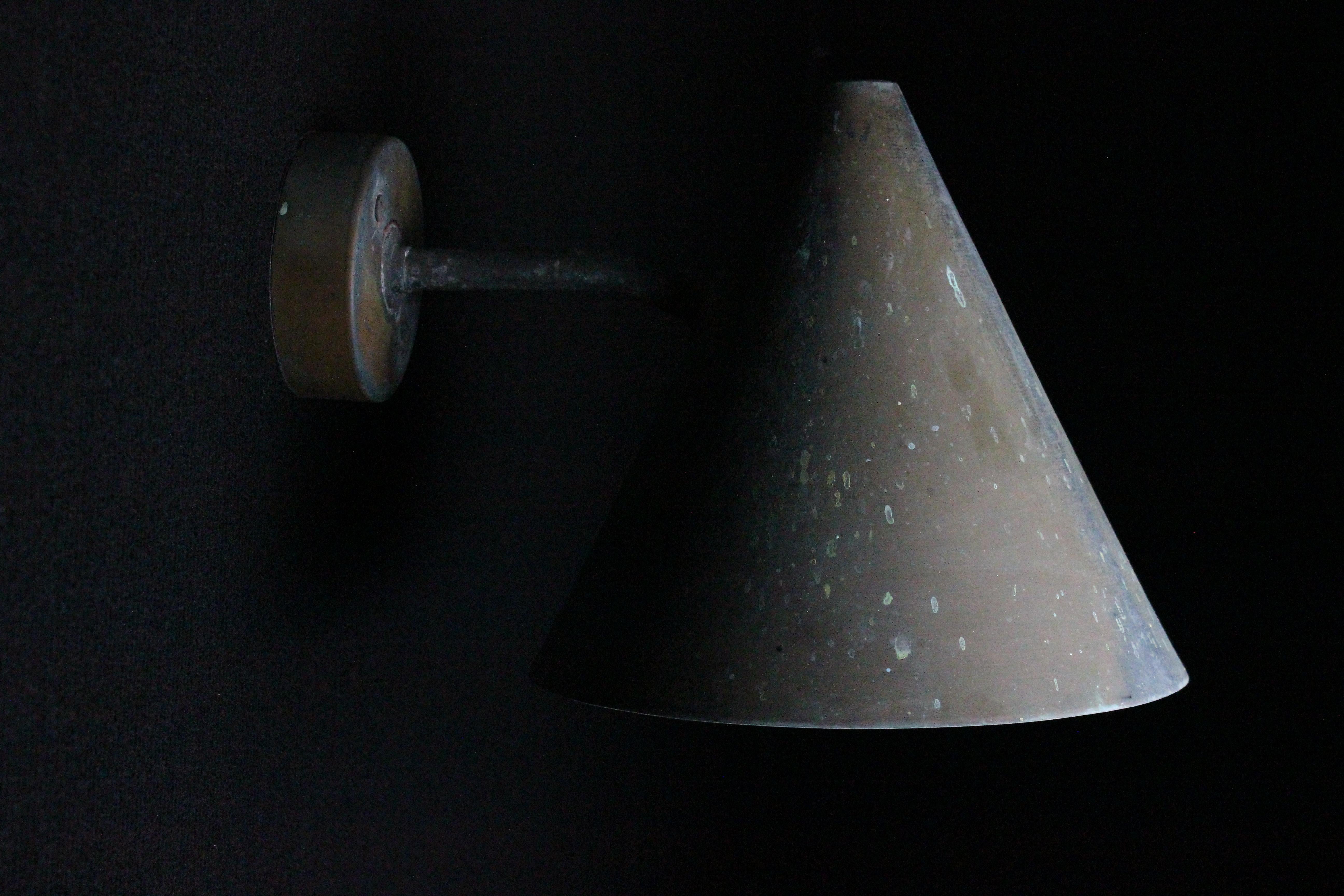 Hans-Agne Jakobsson "Tratten" Set of Ten 1960s Patinated Copper Wall ...