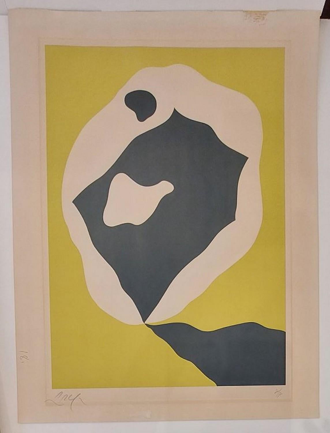 Hans Arp - "Constellation," original color woodcut, edition of 75 by ...