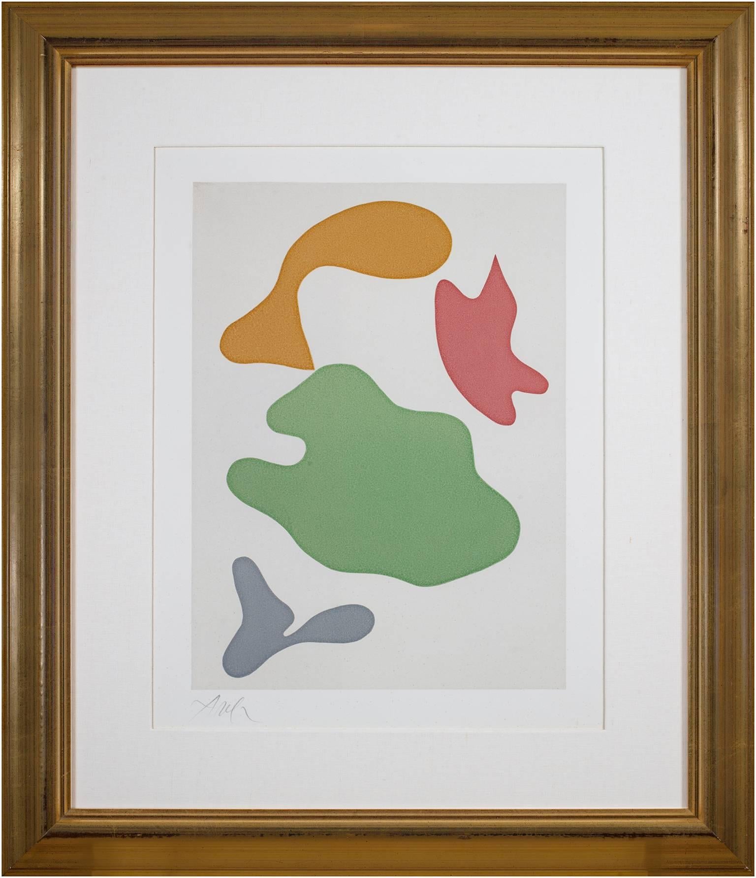 Hans Arp - "Constellation, " original color woodcut, edition of 75 by ...
