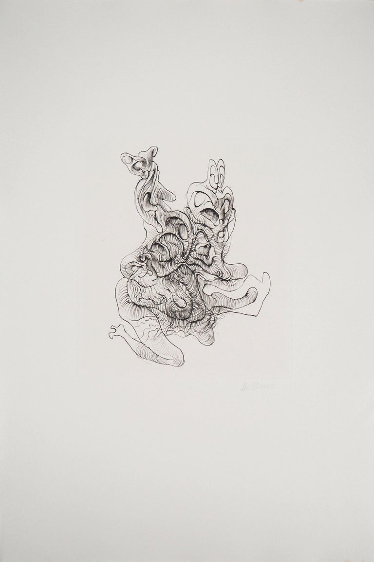 Hans Bellmer - Fantastic Creature - Original Etching Handsigned For ...