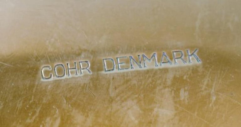 Hans Bunde for Cohr 'Denmark' Brass Egg, Danish Design, 1970s at 1stDibs