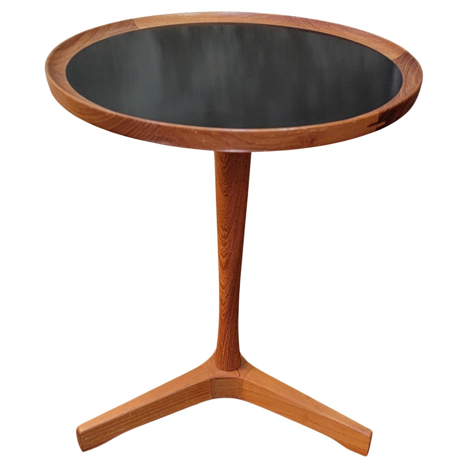Scandinavian Modern Teak Stepped Side Table at 1stDibs