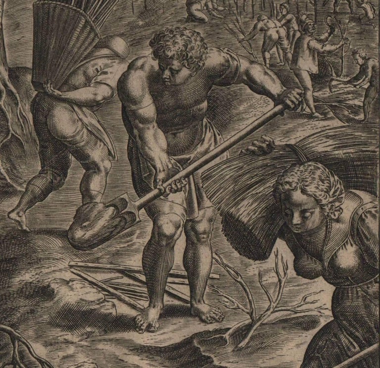 Hans Collaert the Elder - Workers in the Vineyard - 1585 Old Master ...