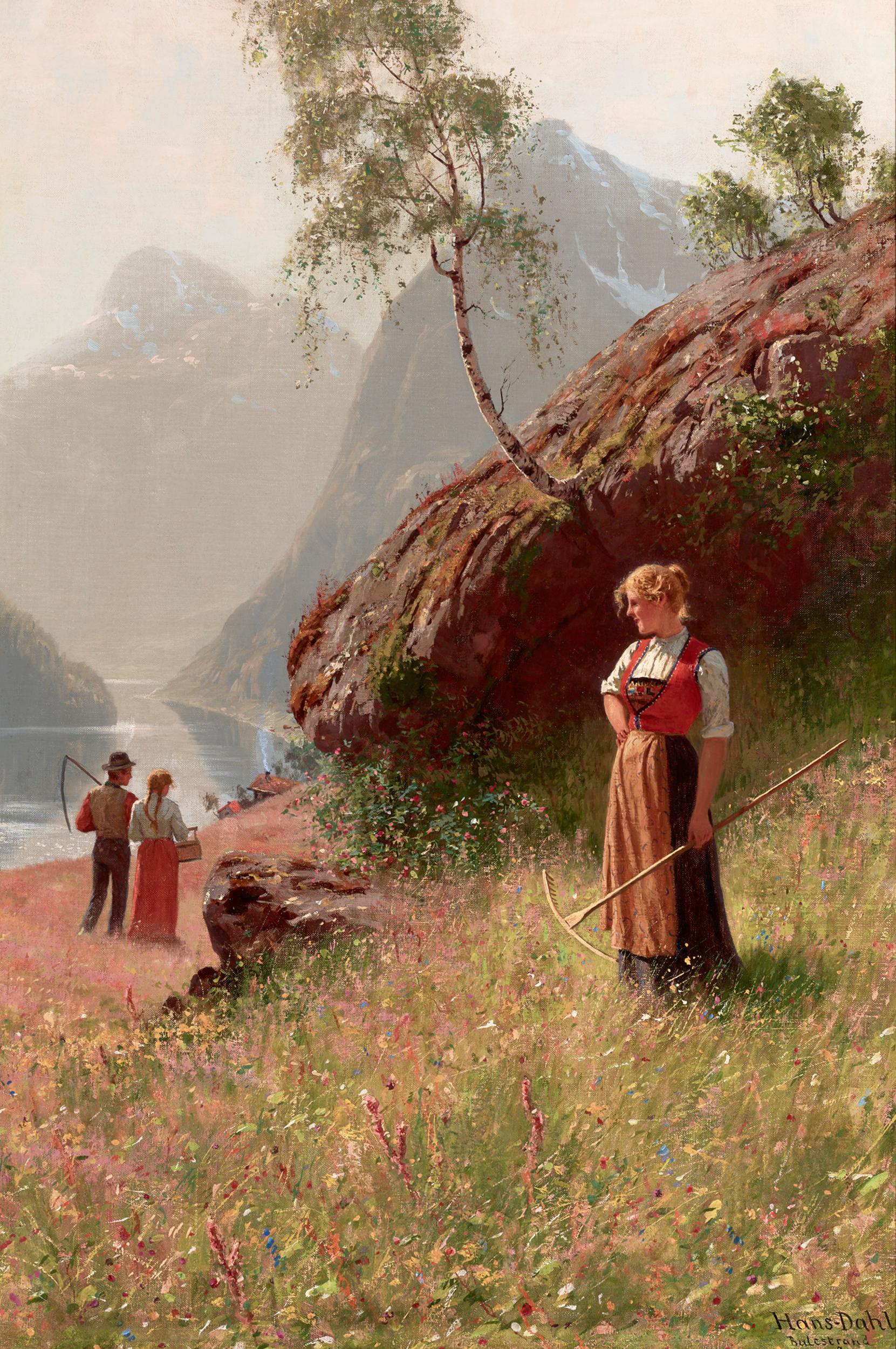 Hans Dahl - On the Fjord at 1stDibs