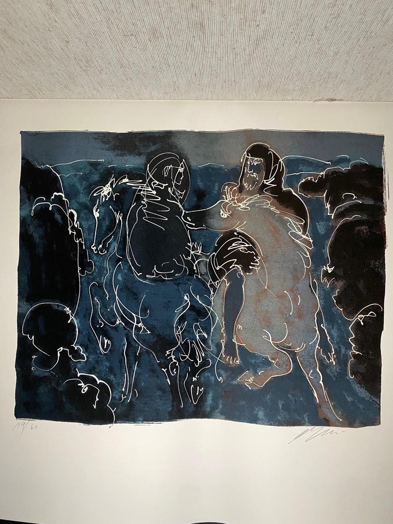 Hans Erni - Horses 2, Israel For Sale at 1stDibs