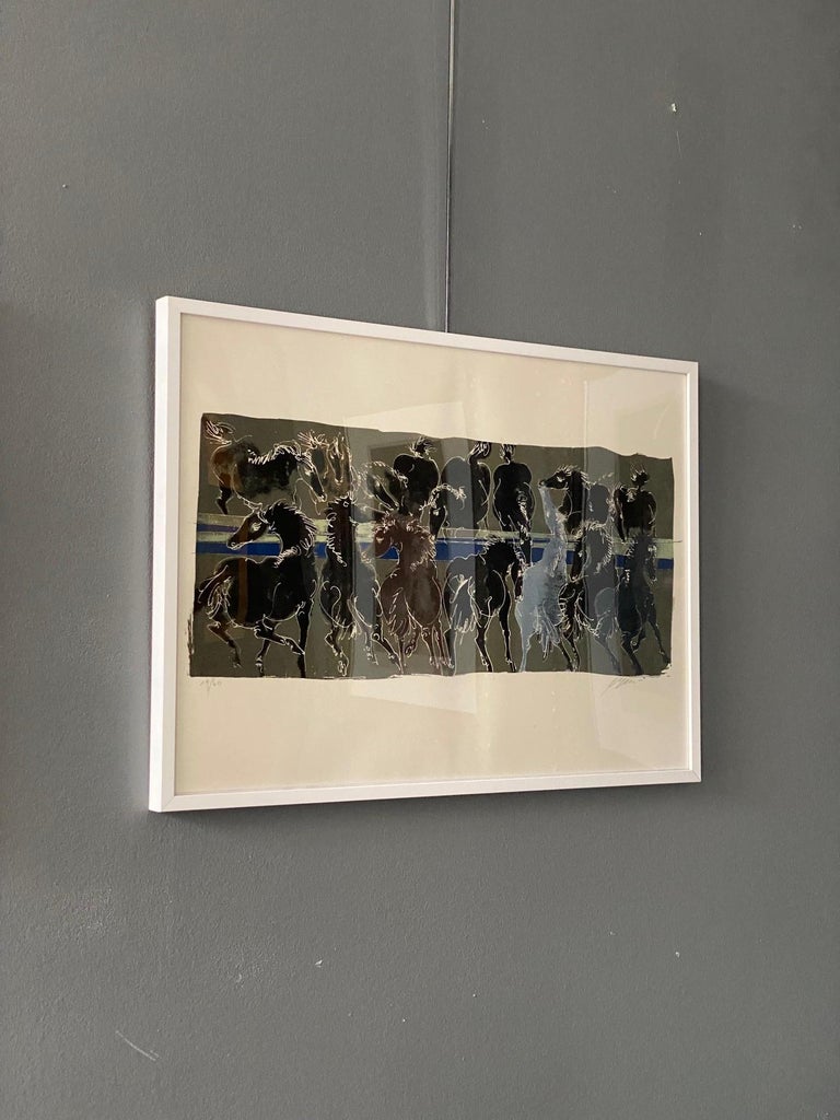 Hans Erni - Horses, Israel For Sale at 1stDibs