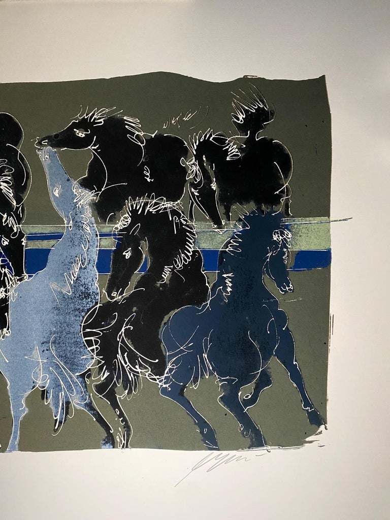 Hans Erni - Horses, Israel For Sale at 1stDibs