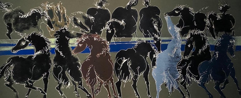 Hans Erni - Horses, Israel For Sale at 1stDibs