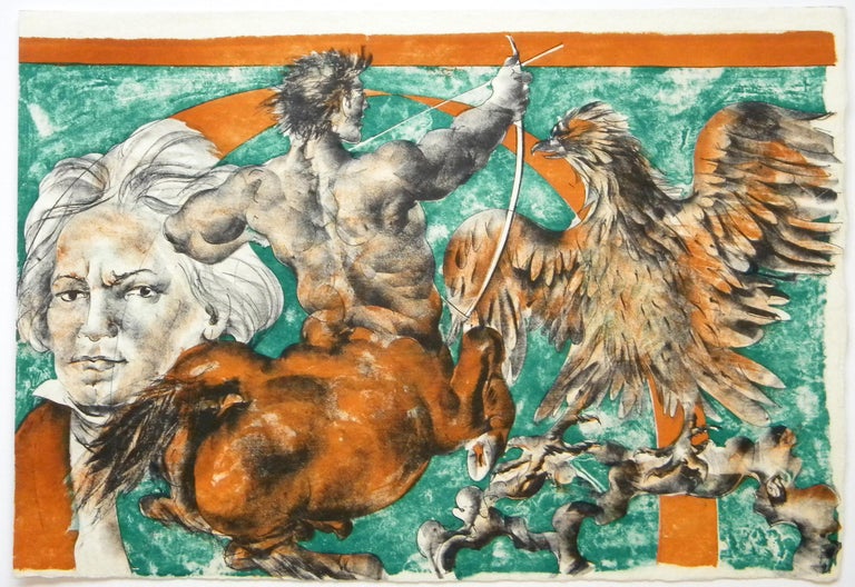 Hans Erni - original lithograph For Sale at 1stDibs