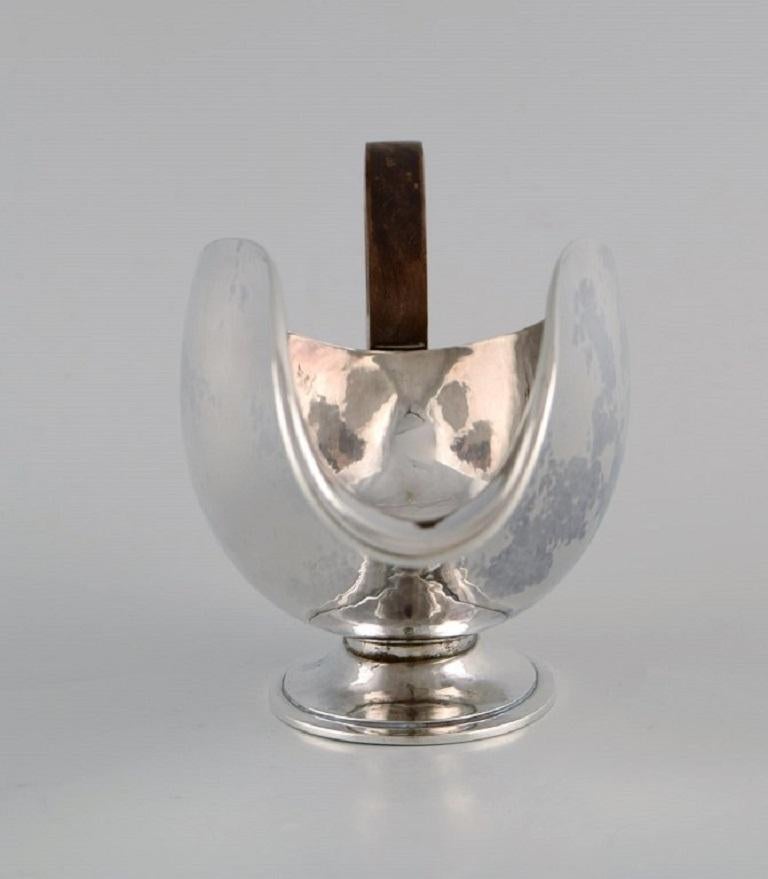Hans Hansen, Denmark, Art Deco Sauce Jug in Sterling Silver For Sale at ...