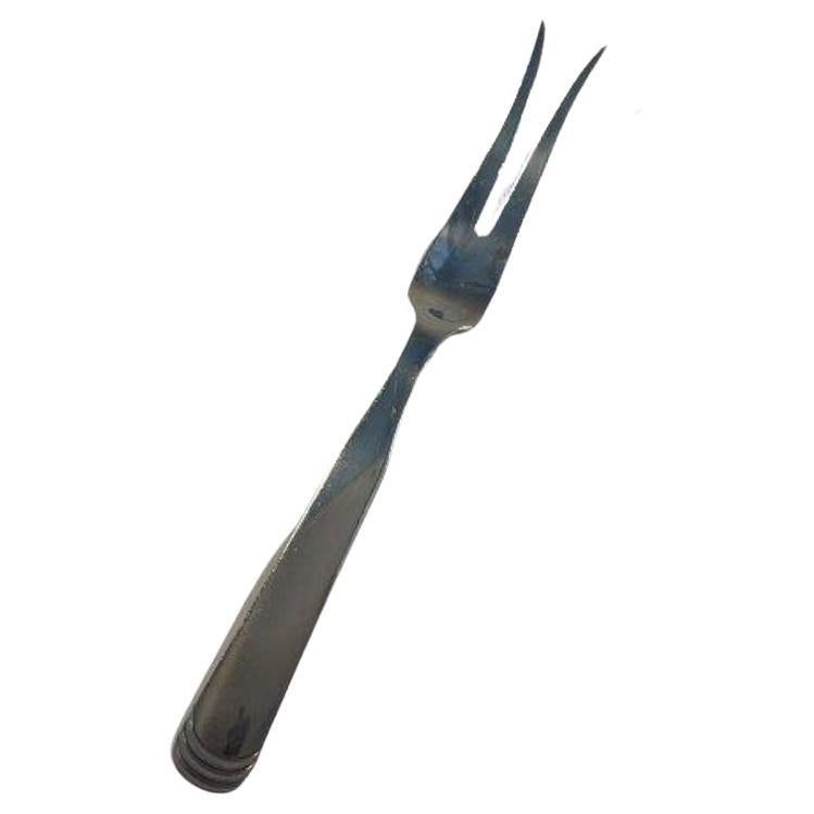 Hans Hansen Susanne Sterling Silver Meat Fork For Sale at 1stDibs