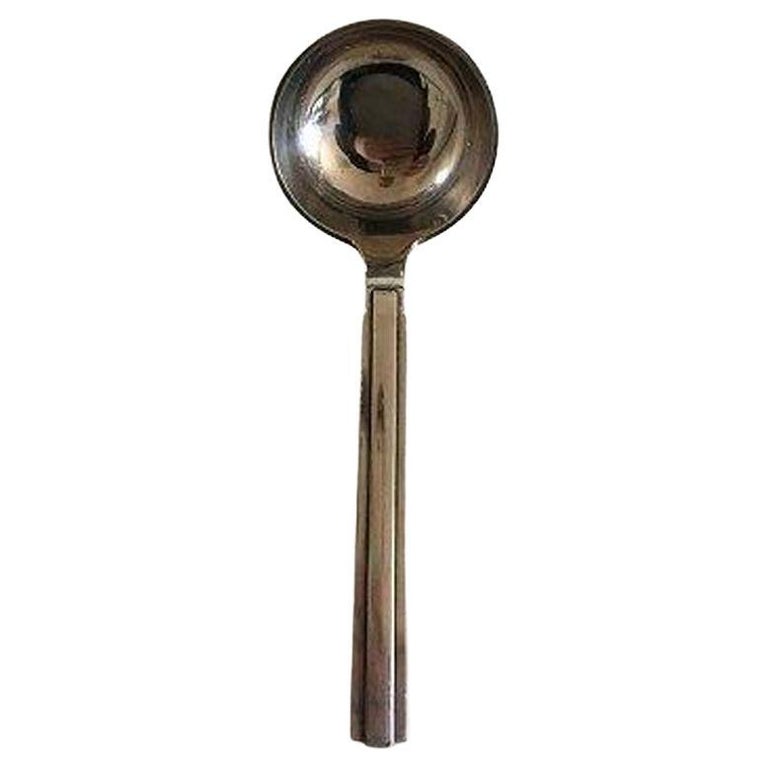 Hans Hansen Arvesølv No 18 Sterling Silver Sauce Ladle For Sale at 1stDibs