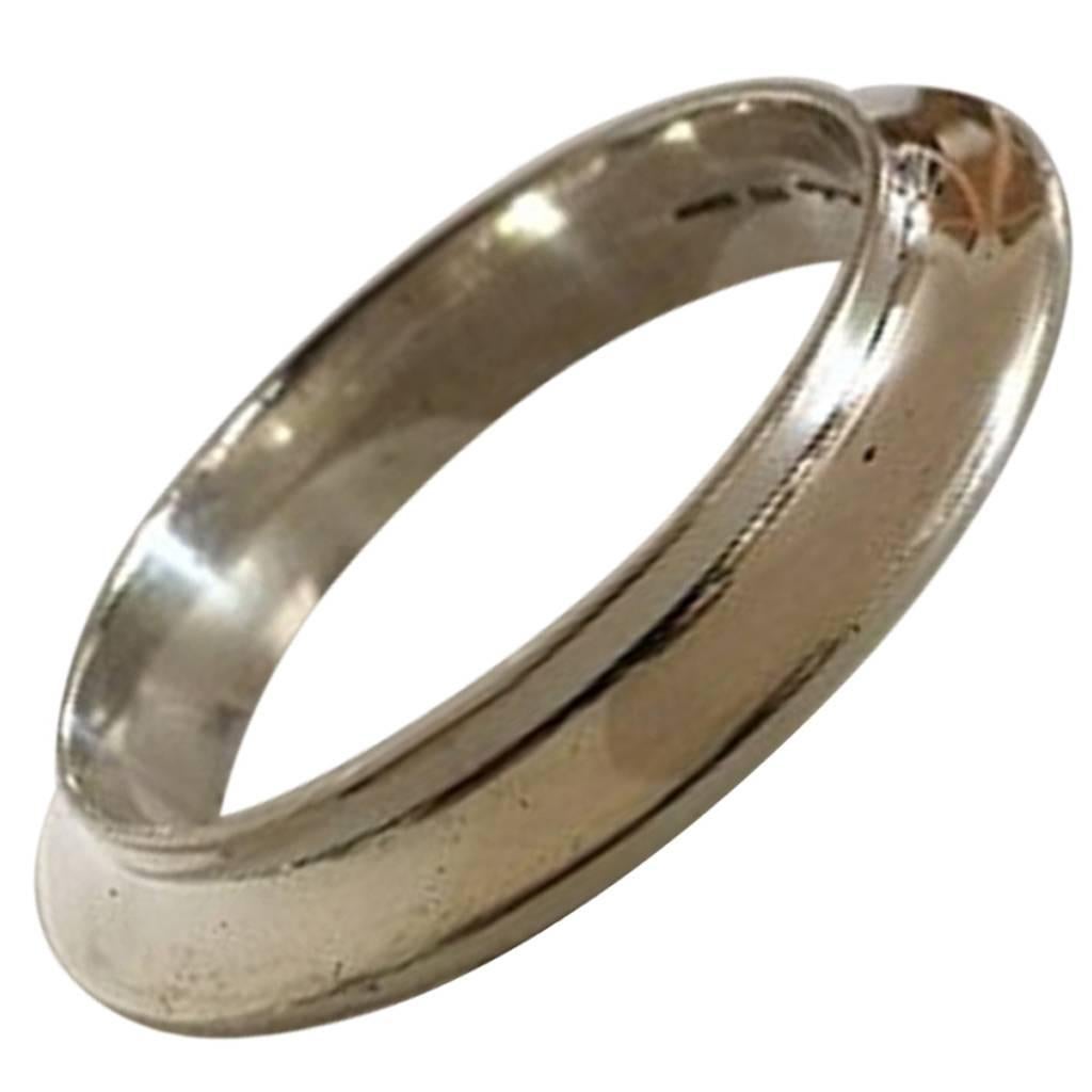 Hans Hansen Sterling Silver Bangle Bracelet For Sale at 1stDibs ...