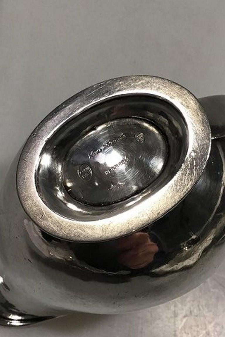 Hans Hansen Sterling Silver Creamer/Sauce Bowl No 124 For Sale at ...