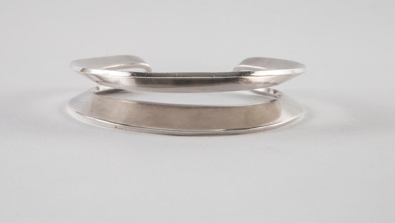 Hans Hansen Sterling Silver Cuff For Sale at 1stDibs