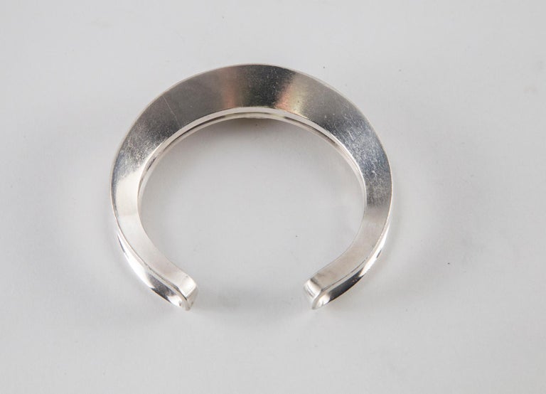 Hans Hansen Sterling Silver Cuff For Sale at 1stDibs