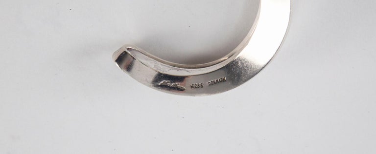 Hans Hansen Sterling Silver Cuff For Sale at 1stDibs