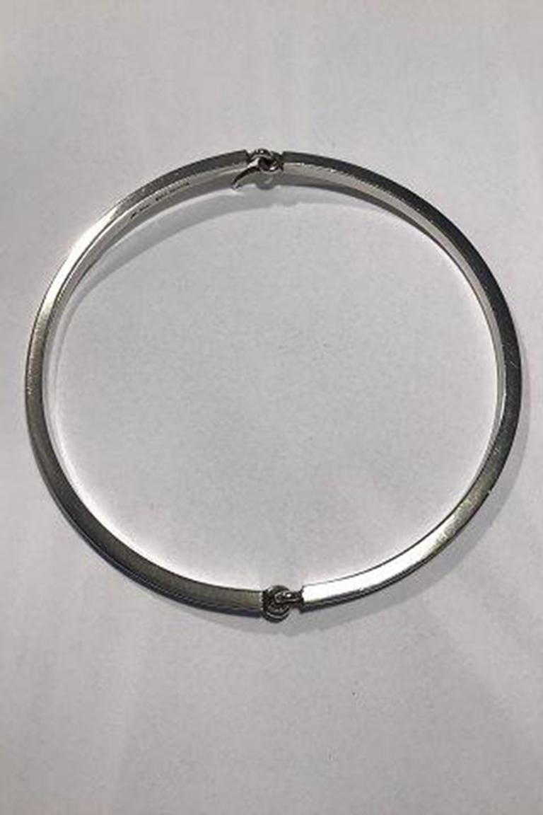 Hans Hansen Sterling Silver Two-Part Neck Ring For Sale at 1stDibs