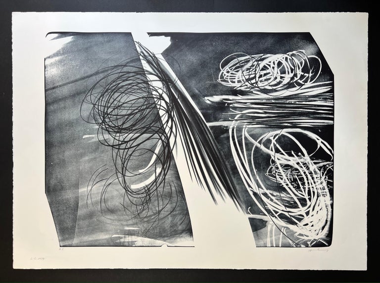 Hans Hartung - Hans Hartung ( 1904 – 1989 ) – L 1974-8 – hand-signed ...