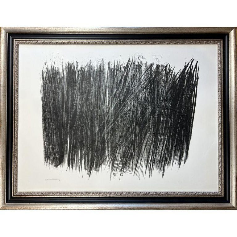 Hans Hartung - Hans Hartung - L 103 - Hand-Signed Lithograph on BFK ...