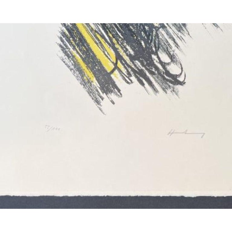 Hans Hartung - Hans Hartung - L 25 - Hand-Signed Lithography, 1957 For ...