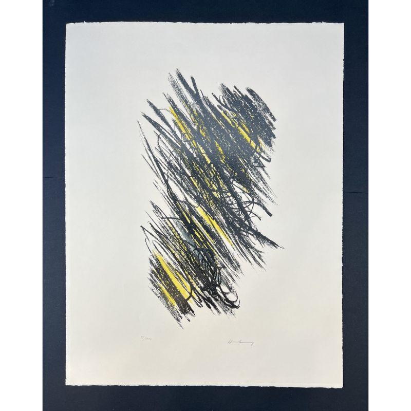 Hans Hartung - Hans Hartung - L 22 - Hand-Signed Lithography, 1957 For ...