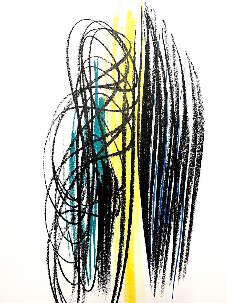 Hans Hartung - Hans Hartung - Original Lithograph at 1stDibs