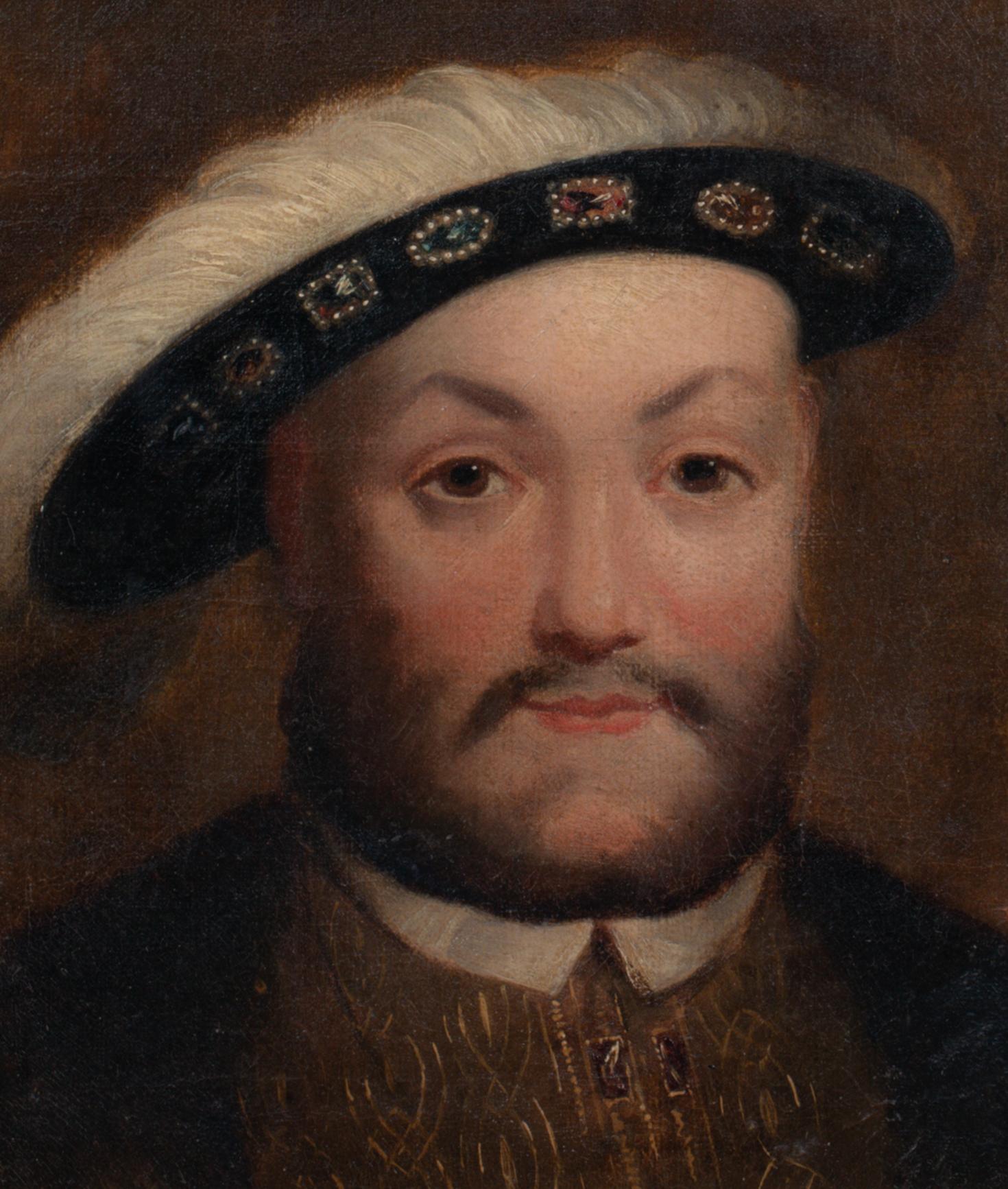 Portrait Of King Henry VIII (1491-1547), 16th Century School of Hans ...