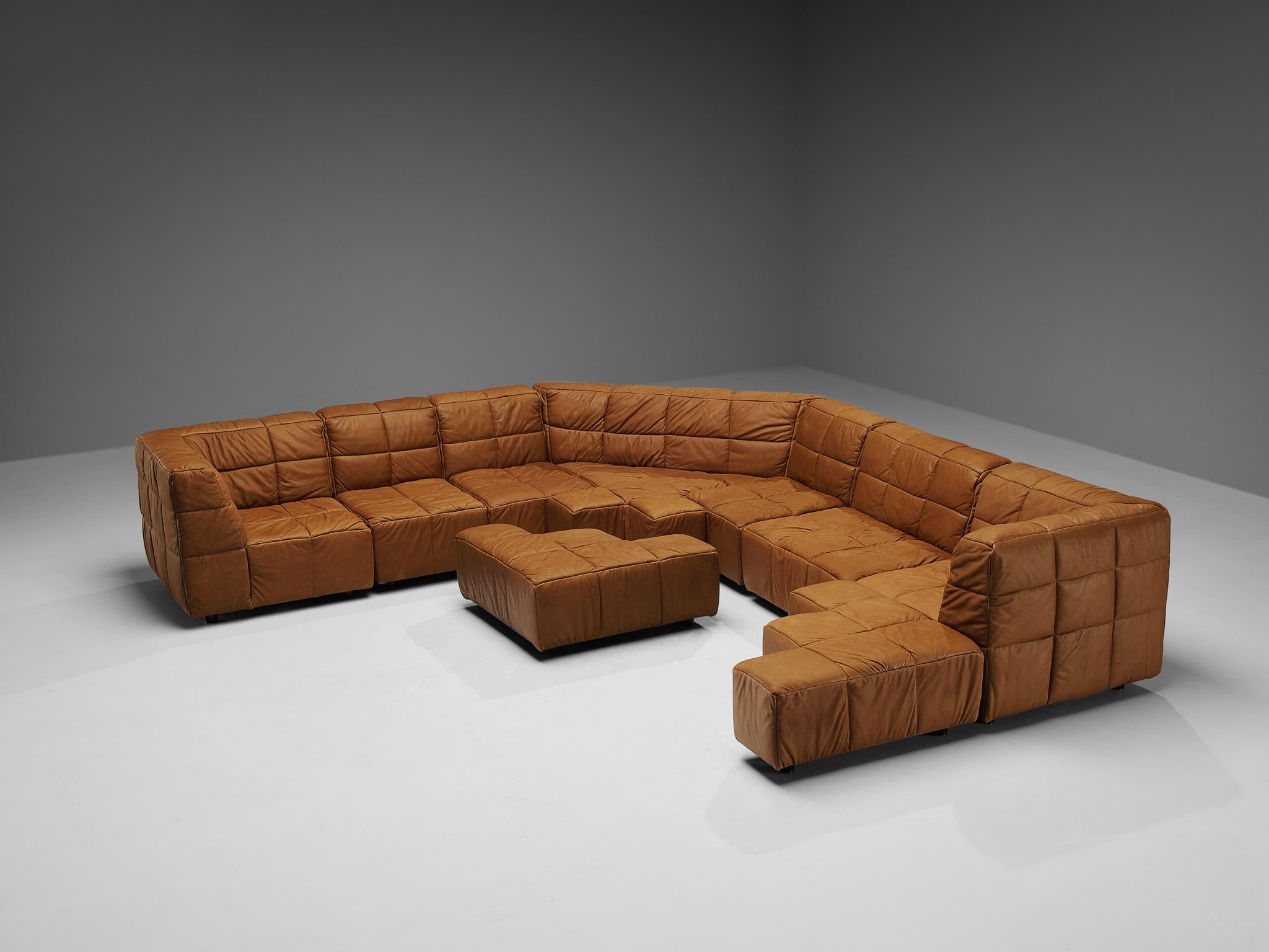 Hans Hopfer for Wiener Werkstätte 'Castell' Sectional Sofa For Sale at ...