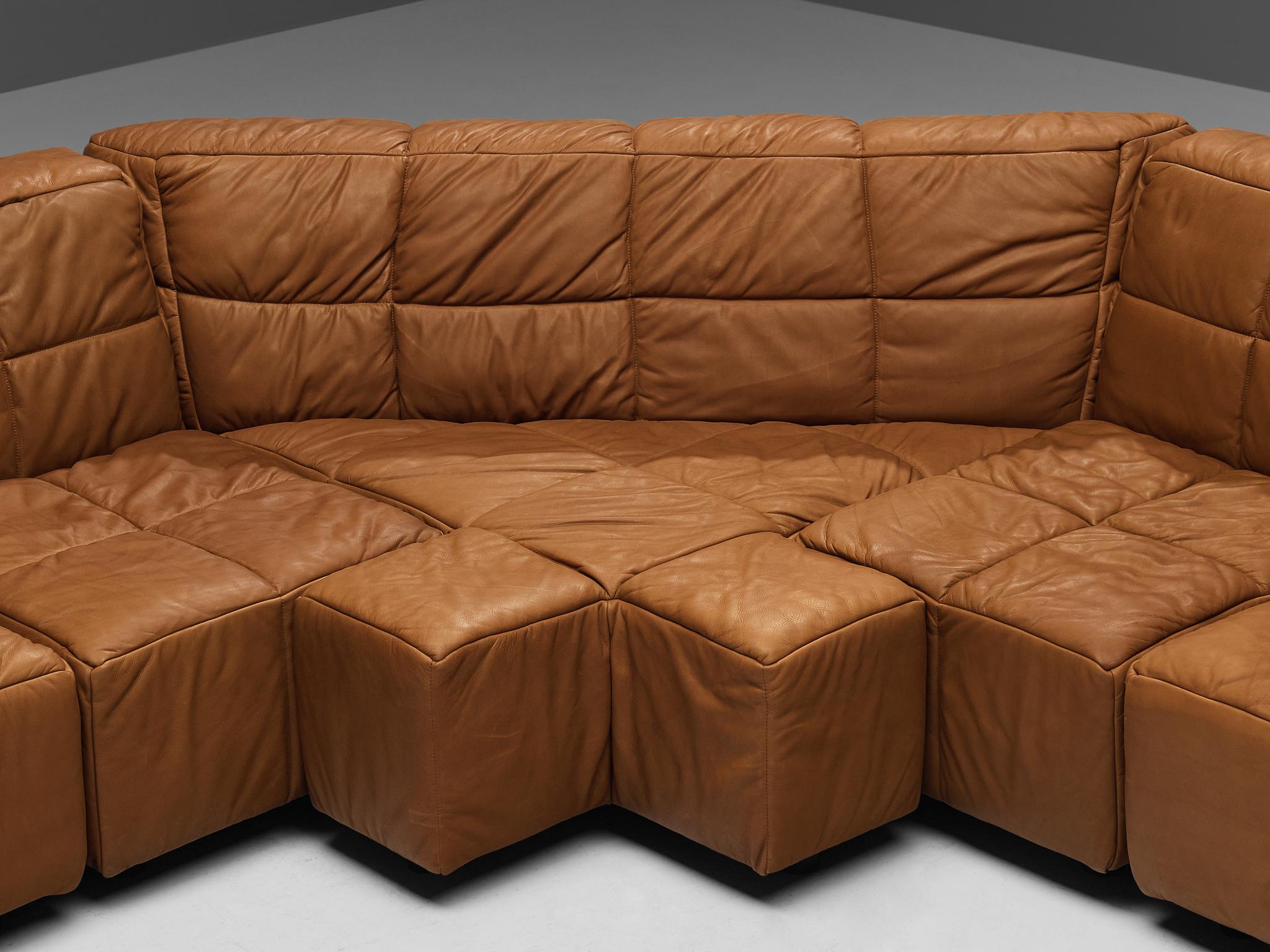 Hans Hopfer for Wiener Werkstätte 'Castell' Sectional Sofa For Sale at ...