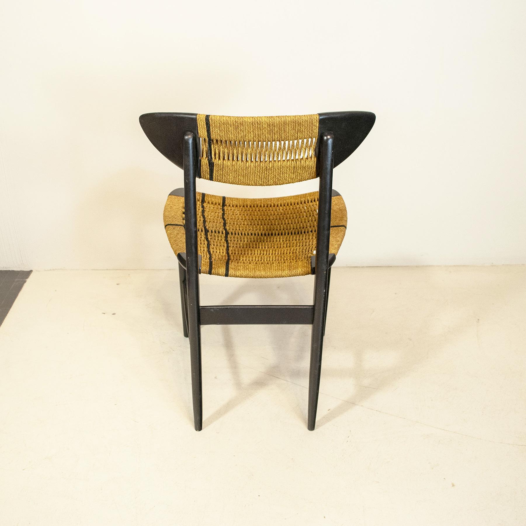 Hans J. Wenger Four Chairs Late Fifties at 1stDibs | hans weger